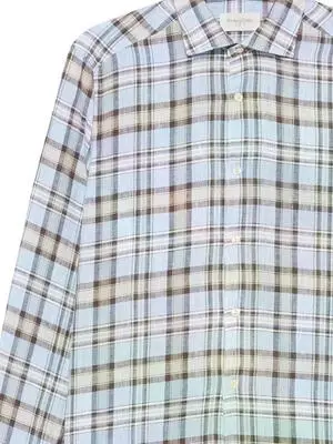 TINTORIA MATTEI 954 Plaid Long-sleeve Shirt