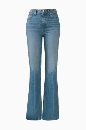 Ulla Johnson Colette High Rise Straight Leg Jeans - Danube