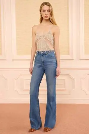 Ulla Johnson Colette High Rise Straight Leg Jeans