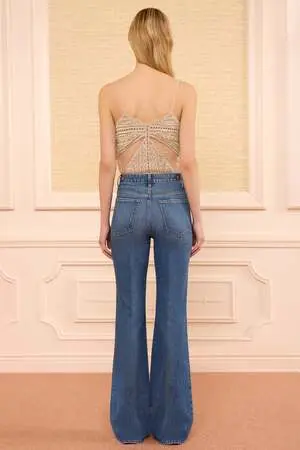 Ulla Johnson Colette High Rise Straight Leg Jeans