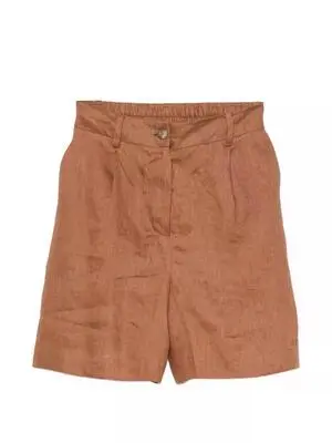 MC2 SAINT BARTH Maggy Elasticated-waistband Shorts - Brown