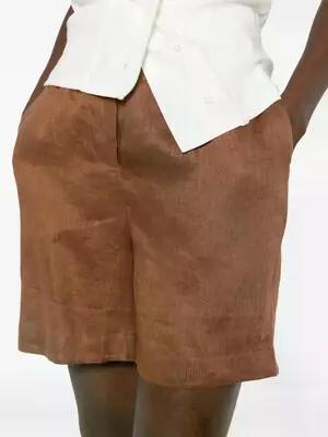 MC2 SAINT BARTH Maggy Elasticated-waistband Shorts - Brown