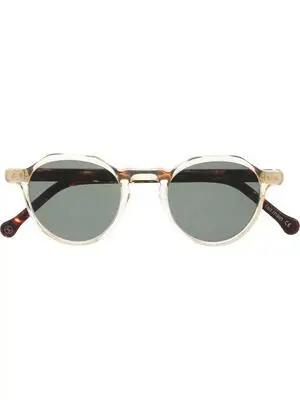 LESCA Tortoiseshell-effect Sunglasses