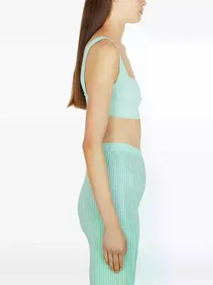 MARCO RAMBALDI Sweetheart Neck Cropped Top