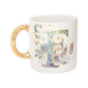 SHERIE BOUTIK F Alphabet Mug Collection Sb X Wb - Yellow