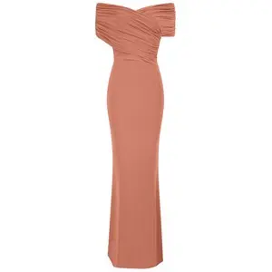 CELESTINE & MAE Primula Crossover Maxi Dress - Pink