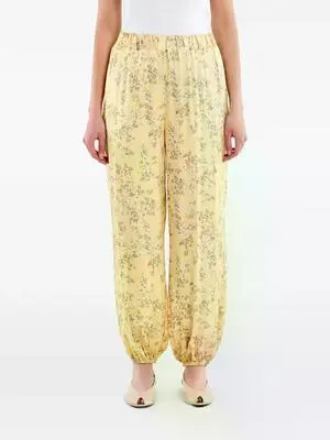 VICOLO Floral Print Trousers