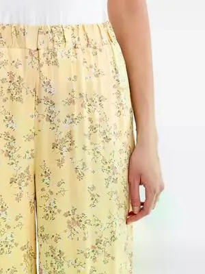 VICOLO Floral Print Trousers