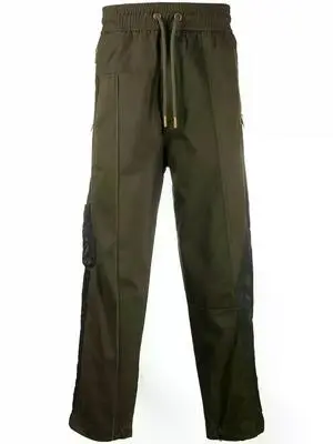 DIESEL® Satin-panelled Drawstring Trousers