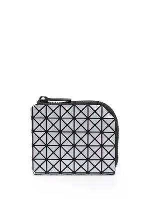Issey Miyake Geometric-design Wallet - Silver
