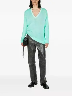 Guess V-neck Open Knit Sweater