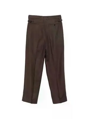 BE ABLE Pleated Side-adjuster Trousers