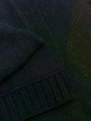 Loewe Colour-block Ribbed-trim Blanket