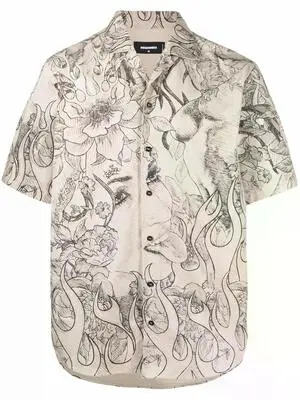 Dsquared2 Graphic-print Shirt