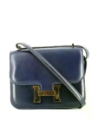 Hermès Constance 18 Shoulder Bag - Blue