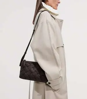 Bottega Veneta Intreccio Cross-body Bag - Brown