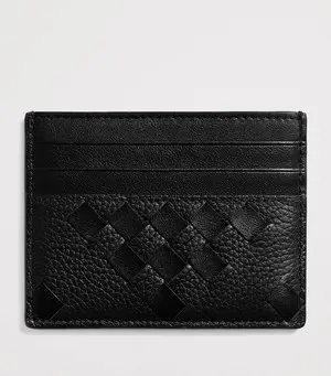 Bottega Veneta Leather Intrecciato Card Holder