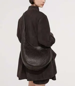 Bottega Veneta Ovetto Shoulder Bag - Brown