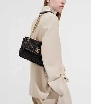 Bottega Veneta Leather Madison Shoulder Bag - Brown