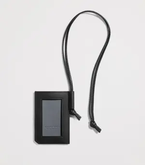 Bottega Veneta Leather Intrecciato Badge Holder