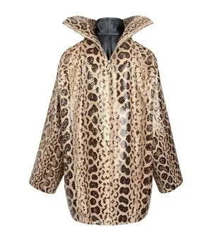 Alaïa Python Skin Layered Coat