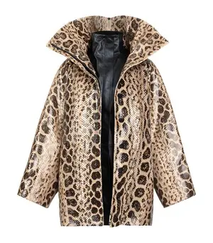 Alaïa Python Skin Layered Coat