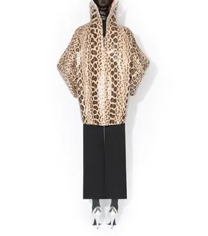 Alaïa Python Skin Layered Coat
