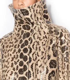 Alaïa Python Skin Layered Coat