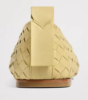 Bottega Veneta Lambskin Charlotte Ballet Flats - Yellow