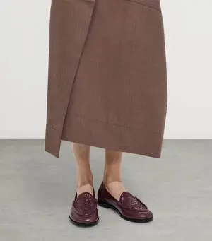 Bottega Veneta Lambskin Silenzio Loafers