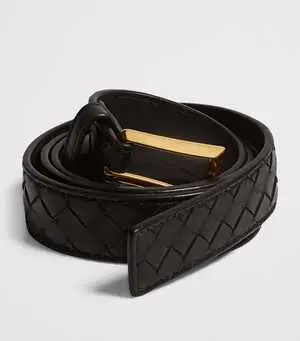 Bottega Veneta Calfskin Intrecciato Piccolo Belt