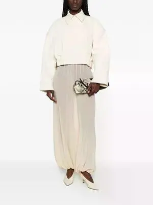 Sportmax Cropped Jacket With Buckle Detail