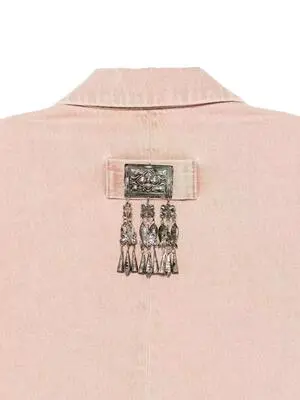 HUI HUI Deep Cotton Denim Blazer