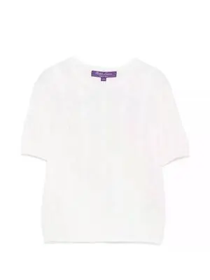 Ralph Lauren Cashmere Cable Knit T-shirt
