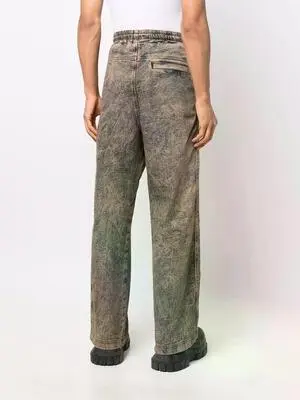 DIESEL® Acid Wash Straight-leg Trousers