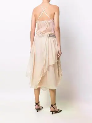 DIESEL® D-claes Asymmetric Silk Dress