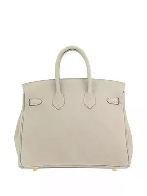 Hermès Birkin 25 Handbag In Light Togo Leather - Grey