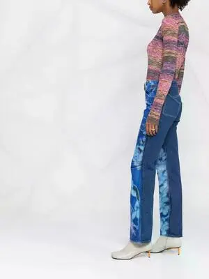 Paula Canovas Del Vas Graphic-print Denim Jeans