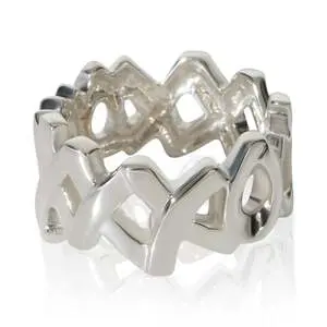 Tiffany & Co. Sterling Silver Paloma Picasso Xo Ring