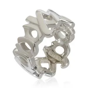 Tiffany & Co. Sterling Silver Paloma Picasso Xo Ring