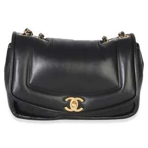 Chanel Lambskin Simply Flap Bag - Black