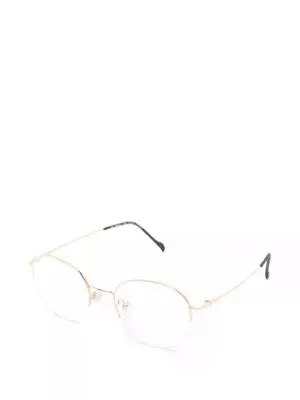 STEPPER EYEWEAR Round Frame Eyeglasses - Gold
