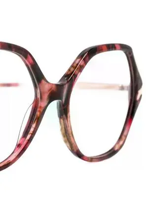 Ted Baker London Geometric Frame Eyeglasses