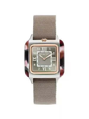 BRISTON Streamliner Kennedy 30mm Watch With Tortoiseshell-effect Acetate Case - Neutrals