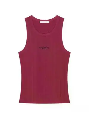 Givenchy Ribbed Knit Logo Tank Top