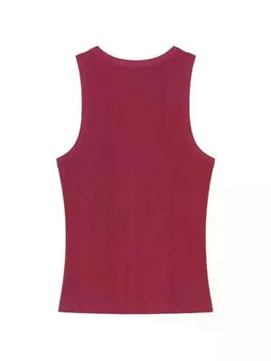 Givenchy Ribbed Knit Logo Tank Top