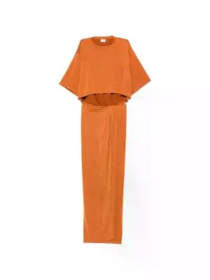 Andamane Anja Cut-out Draped Dress