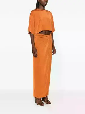 Andamane Anja Cut-out Draped Dress