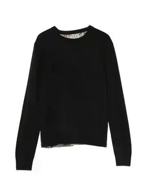 QUETSCHE Lace-panel Sweater