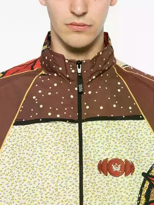 PANTOFOLA D'ORO High-neck Graphic-print Jacket